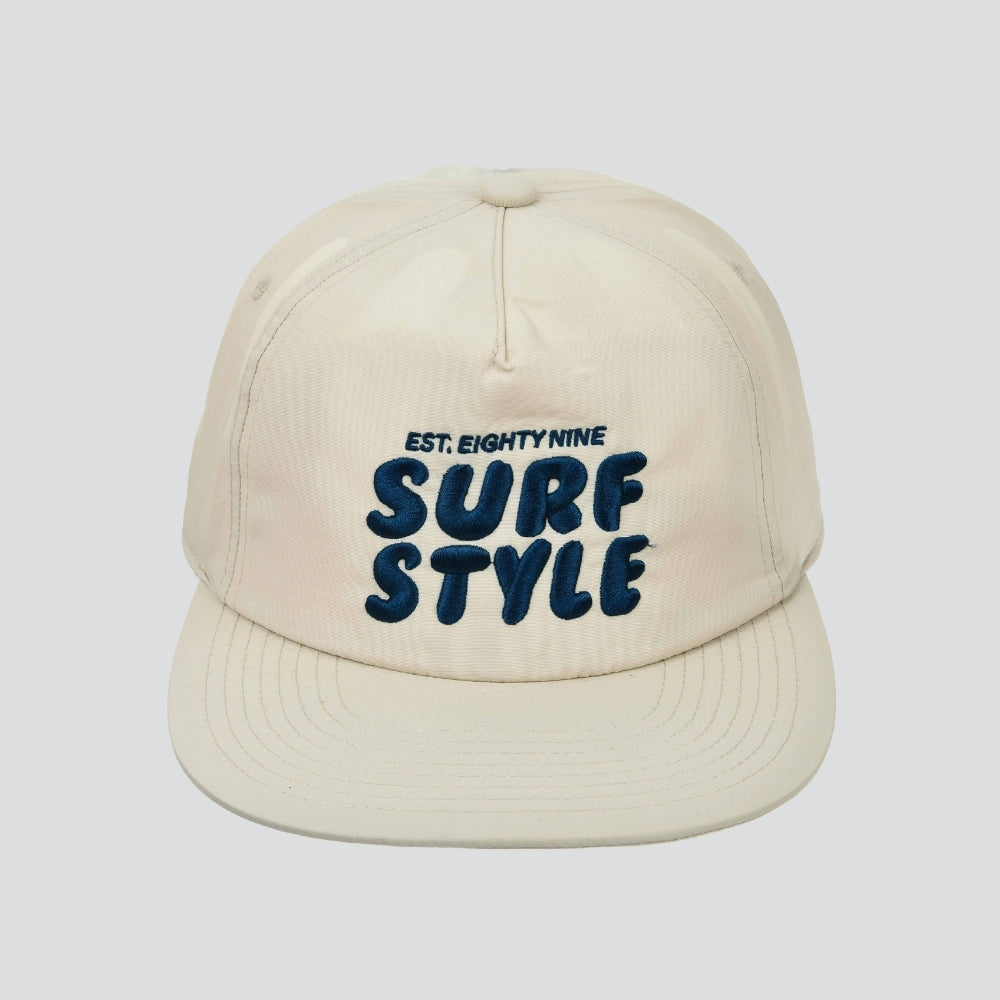 Puff Embroidered Logo Snapback Cap | Surf Style